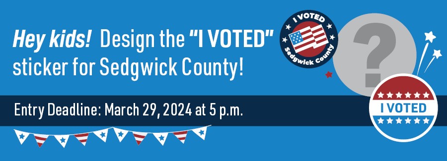 "I Voted" Sticker Design Contest | Sedgwick County, Kansas